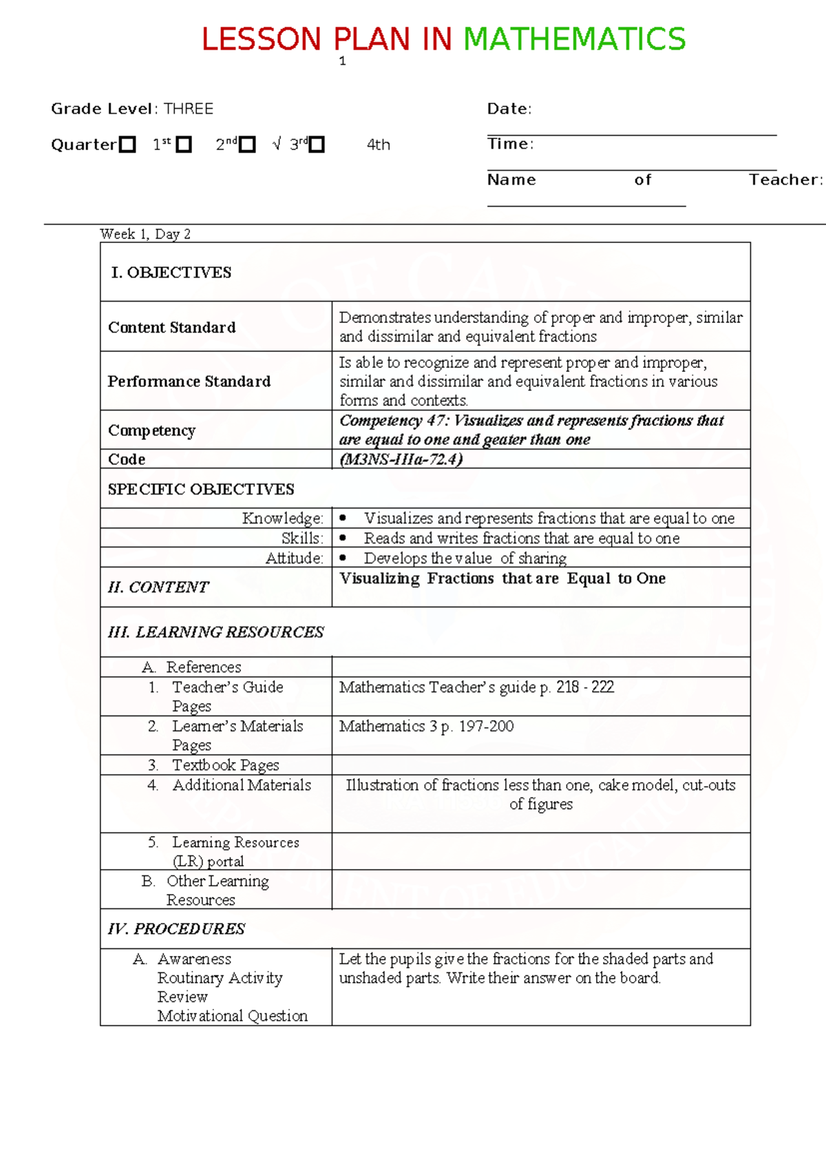 Mathematics LP - This LP is not mine. credit to the owner. - 1 Grade ...