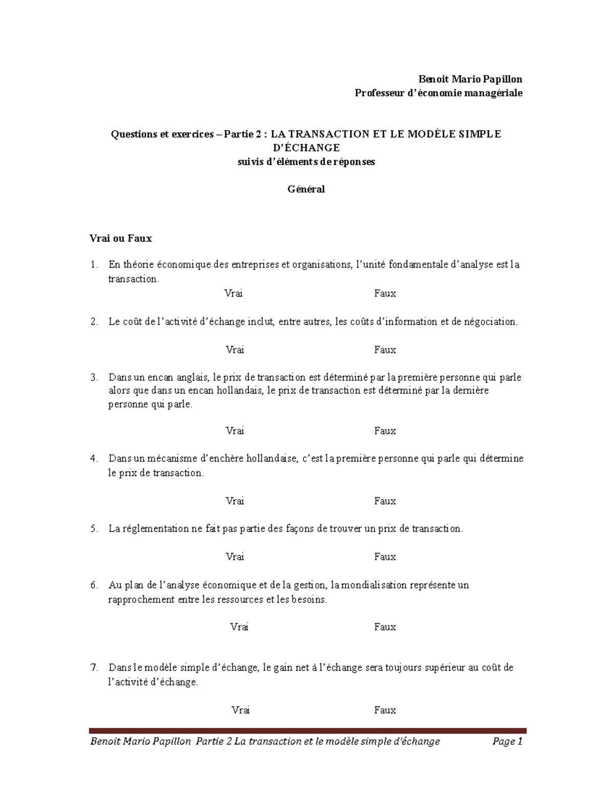 Partie 2 - Q-E - ECA1011 Benoit Mario Papillon - Benoit Mario Papillon ...