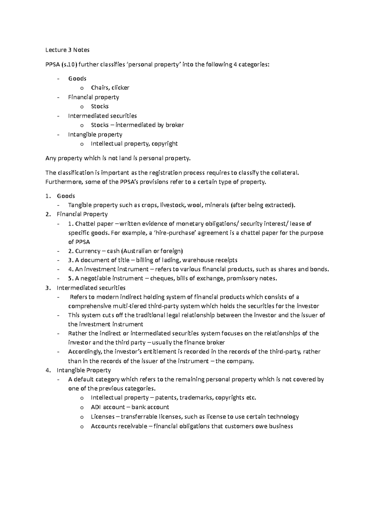 2207 Lecture 3 Lec Notes From 3rd Lec Week 3 Lecture 3 Notes Ppsa 8096