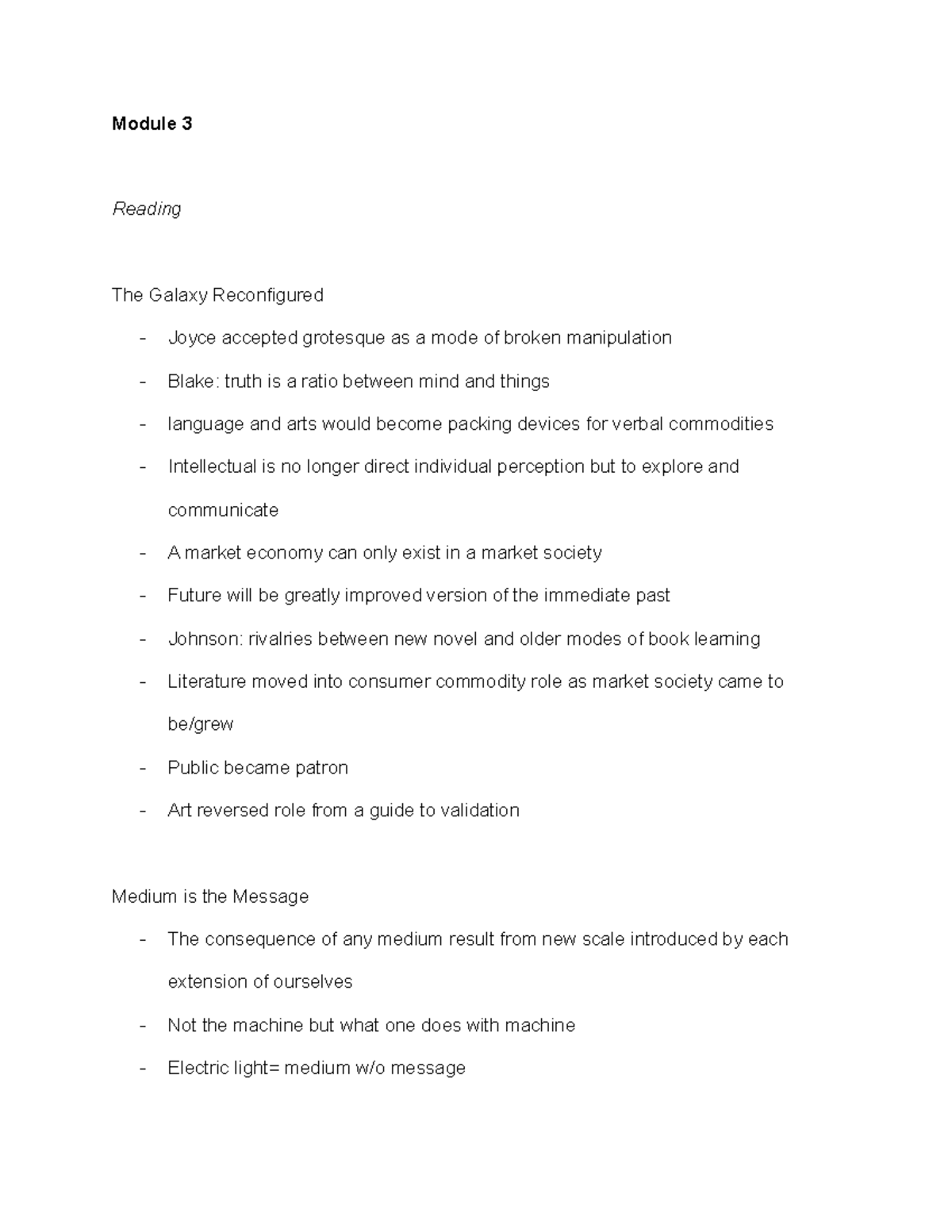 Module 3 Reading Notes - Module 3 Reading The Galaxy Reconfigured ...