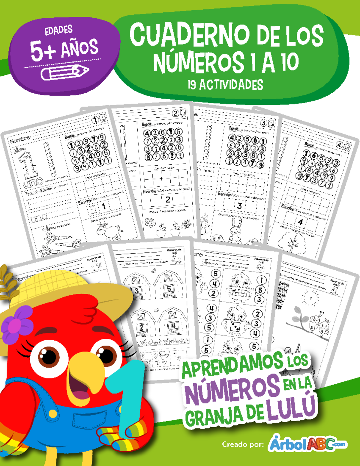 Cuaderno numeros-1a10 - Cuaderno de los n ̇meros 1 a 10 19 actividades ...
