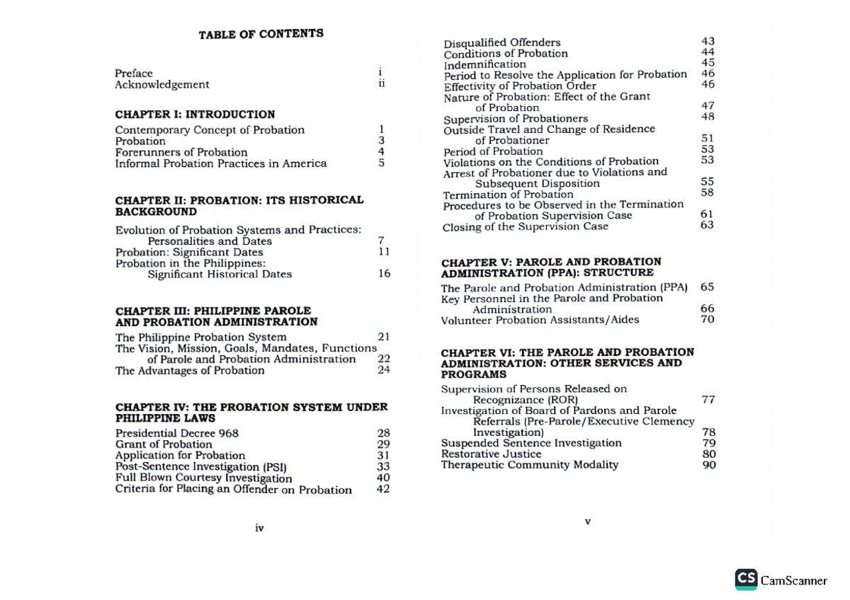 CA 311-NON- Institutional- Corrections-1 - TABLE OF CONTENTS ...