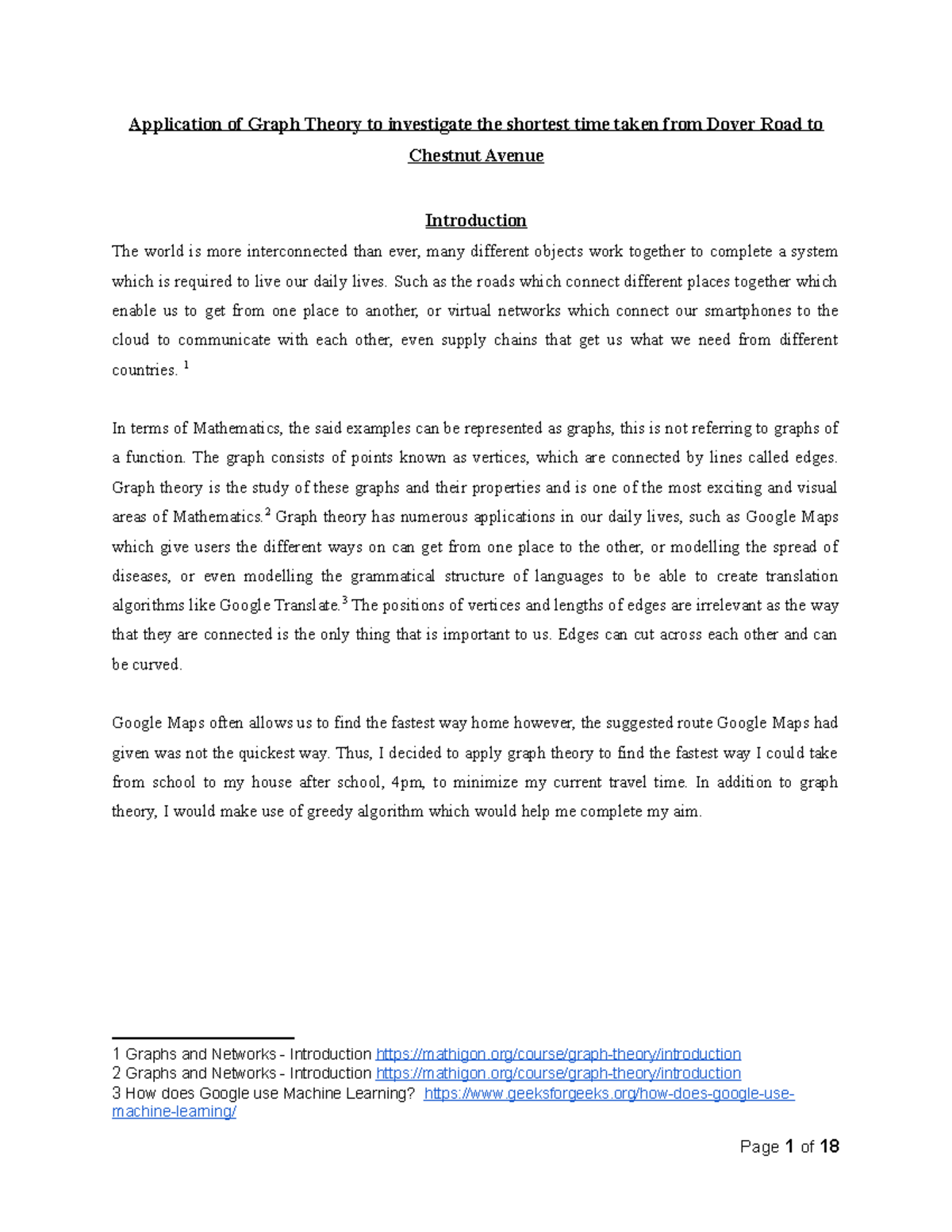 Mathematics Exploration Graph Theory Finalest Final Final version ...