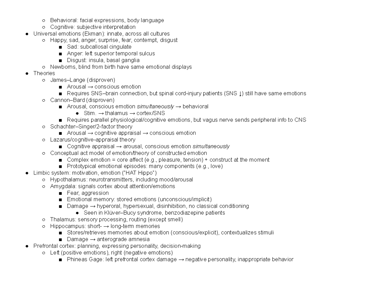 Behavioural and Clinical Psycology 28-28 - Behavioral: facial ...
