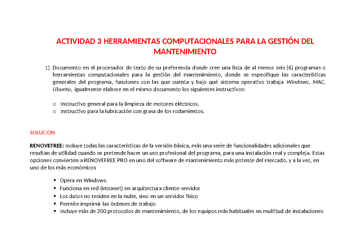 Actividad 3 herramientas computacionales - ACTIVIDAD 3 HERRAMIENTAS COMPUTACIONALES PARA LA ...
