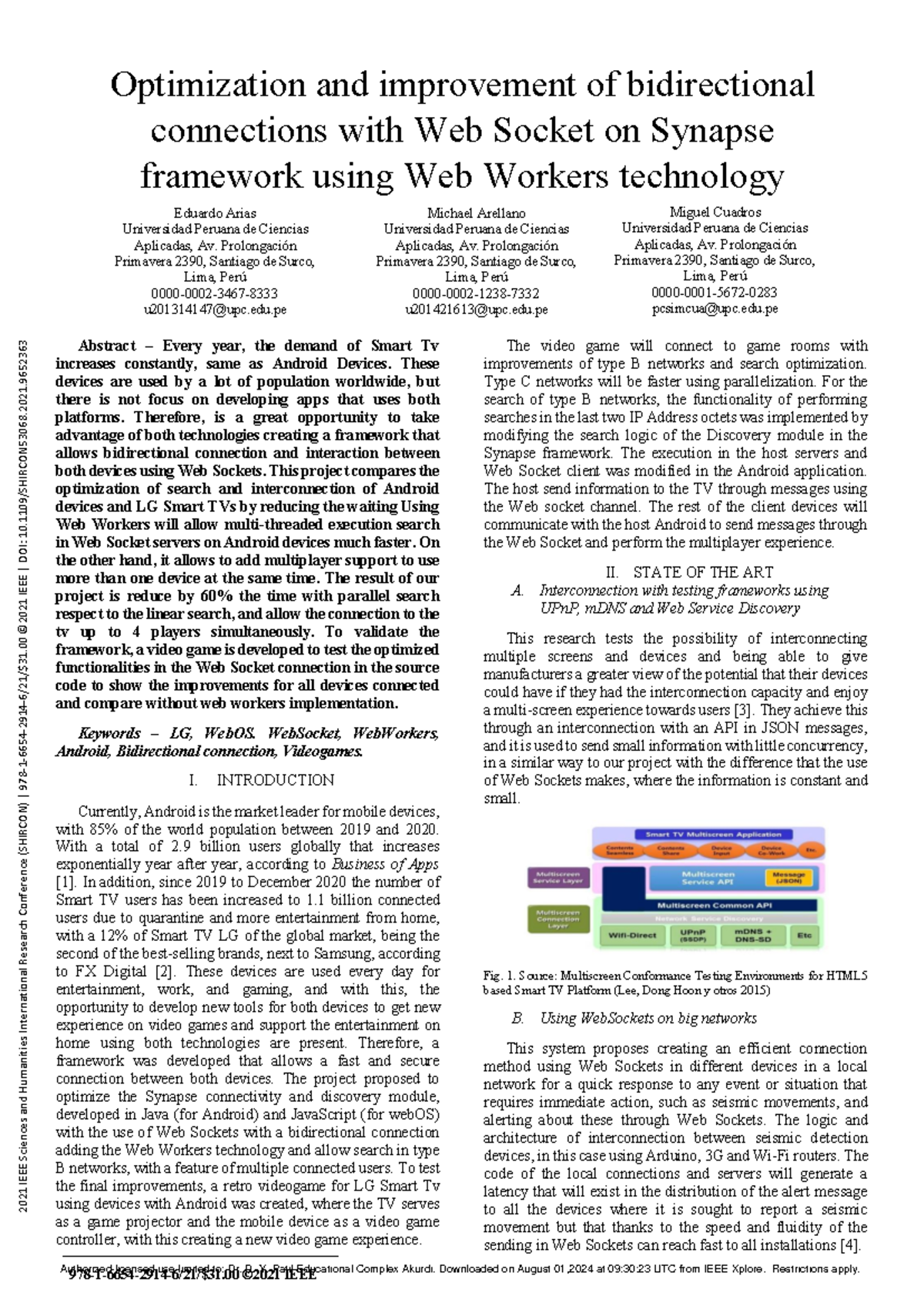 Optimization and improvement of bidirectional connections with Web ...