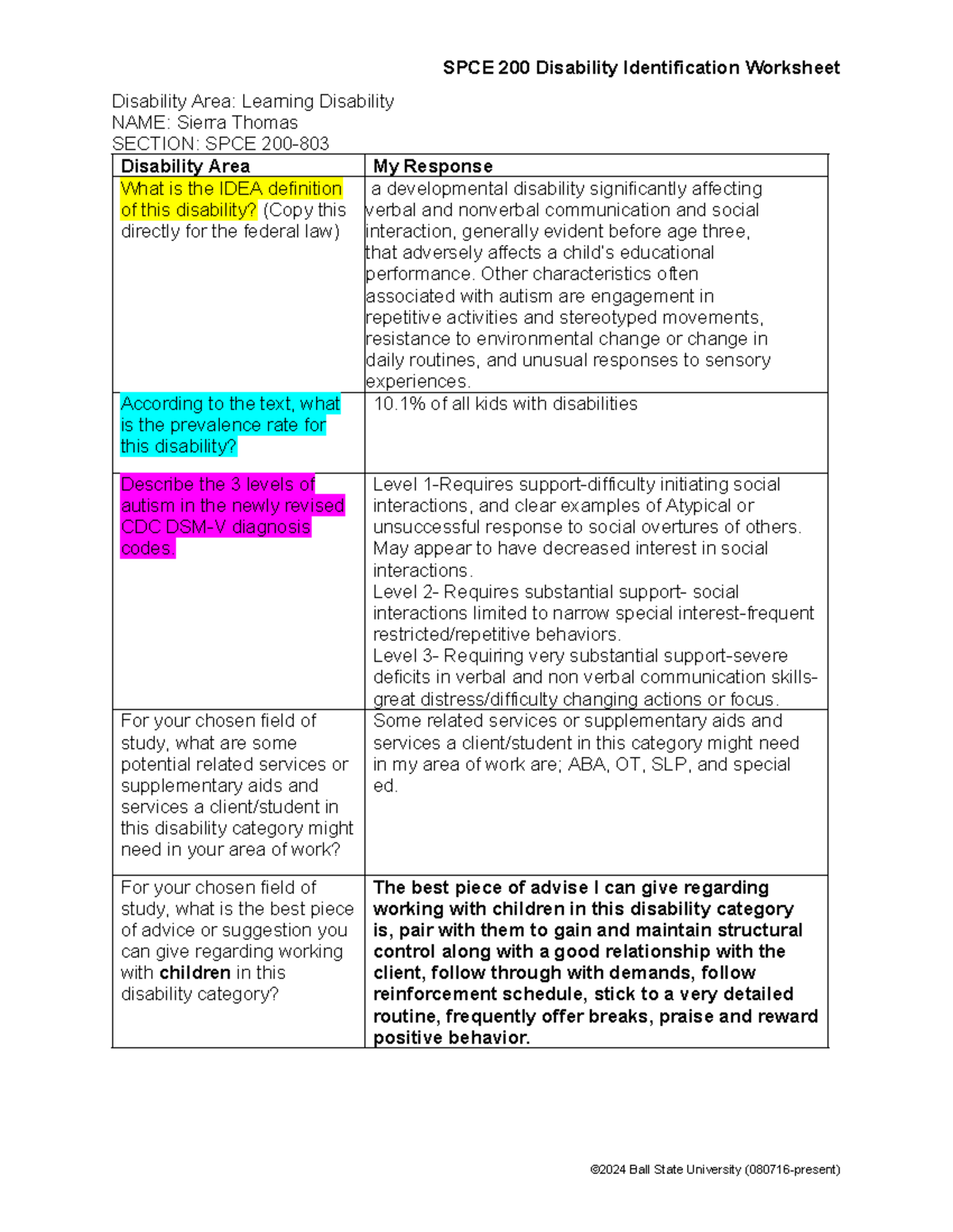 ASDWkst - WRKSHT - SPCE 200 Disability Identification Worksheet ...