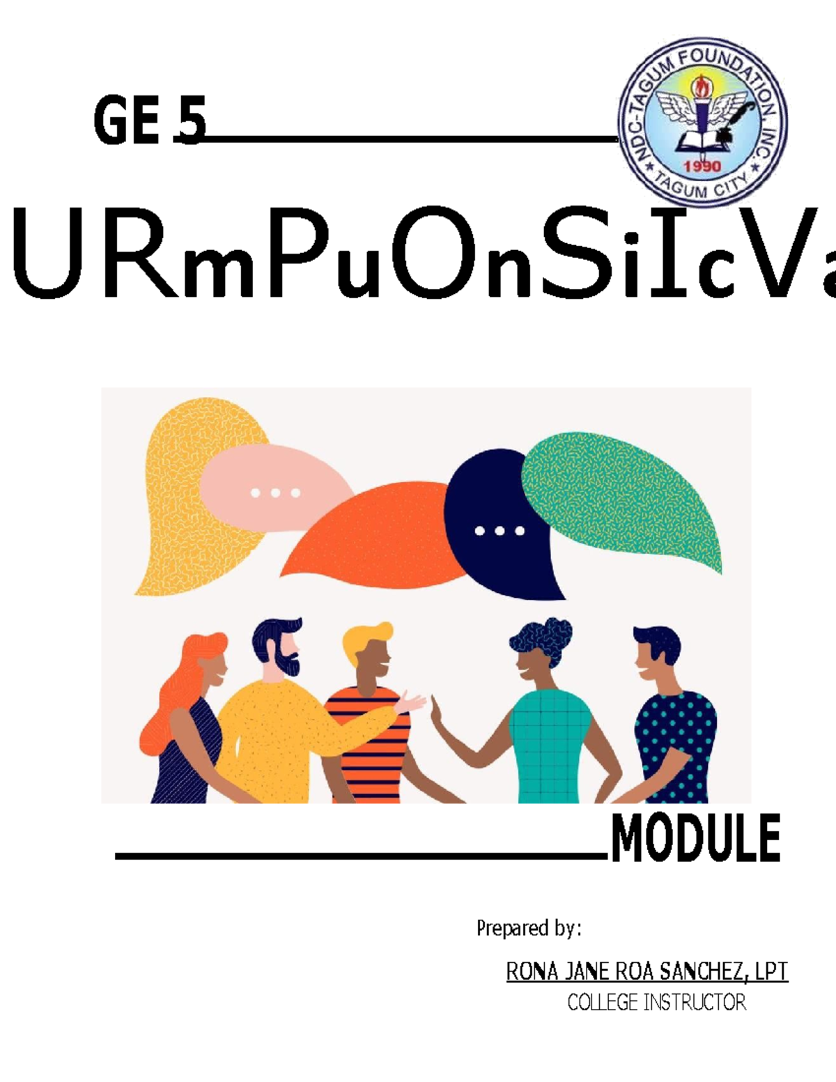 GE 5 - PUR. COM. Module 1-converted - URmPuOnSiIcVa GE 5 MODULE ...