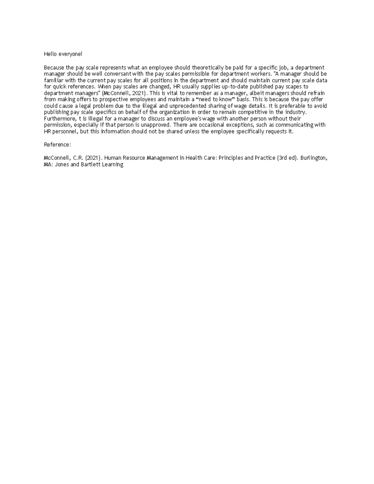 HCA 465 Topic 2 DQ 1 Grand Canyon University - HCA-465 - GCU - Studocu