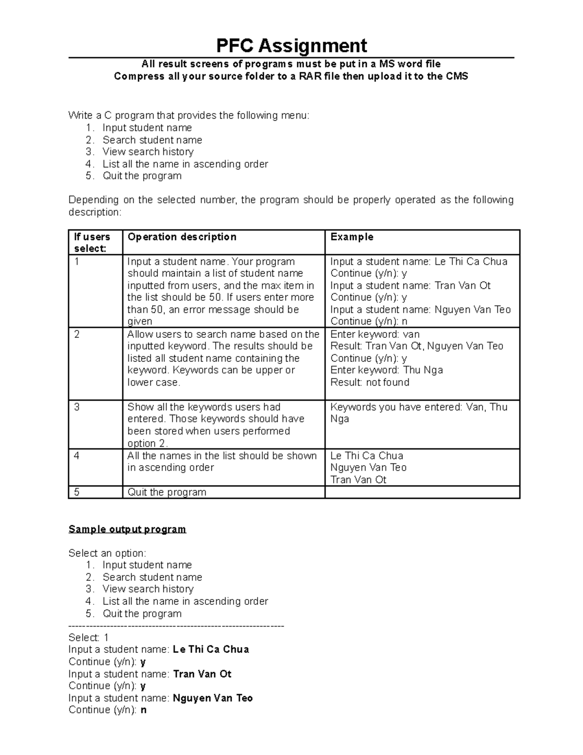 440720264-assignment-pfc-assignment-all-result-screens-of-programs