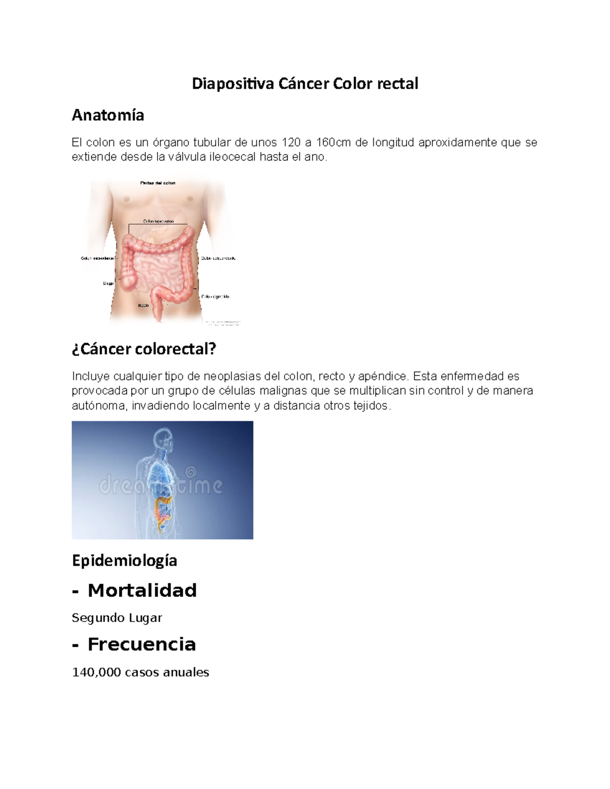 Diapositiva Cáncer Color rectal - Diapositiva Cáncer Color rectal ...