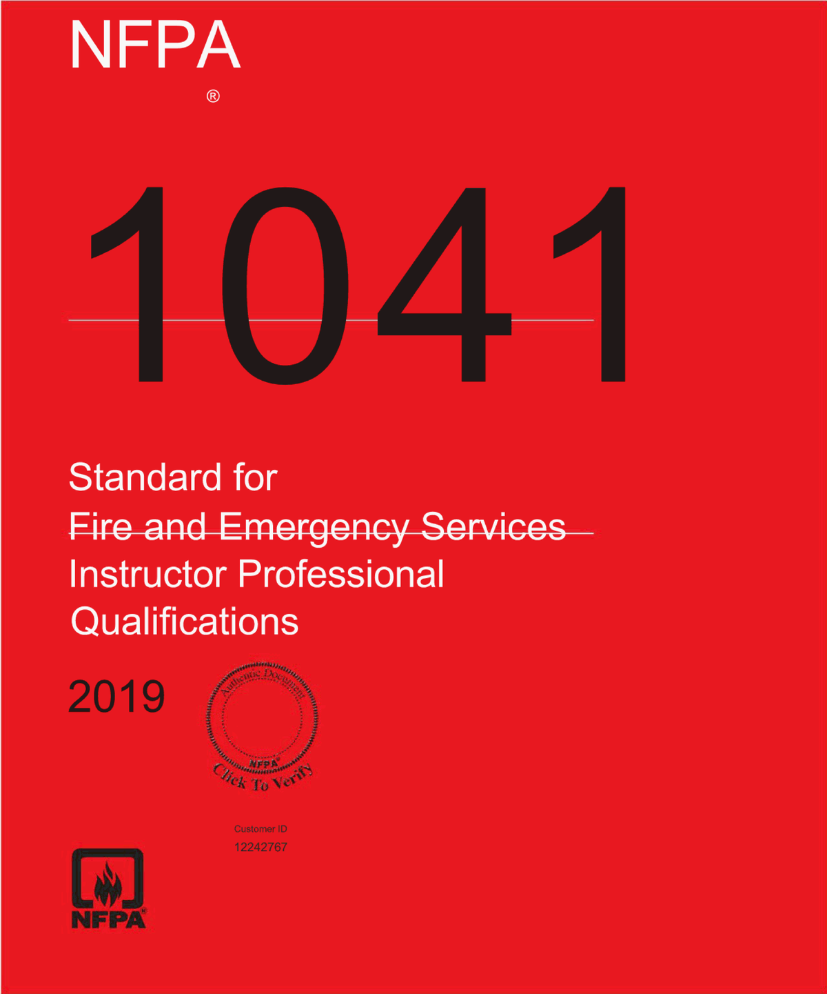 NFPA 1041-2019 - BUENO - introduccion al derecho - Studocu