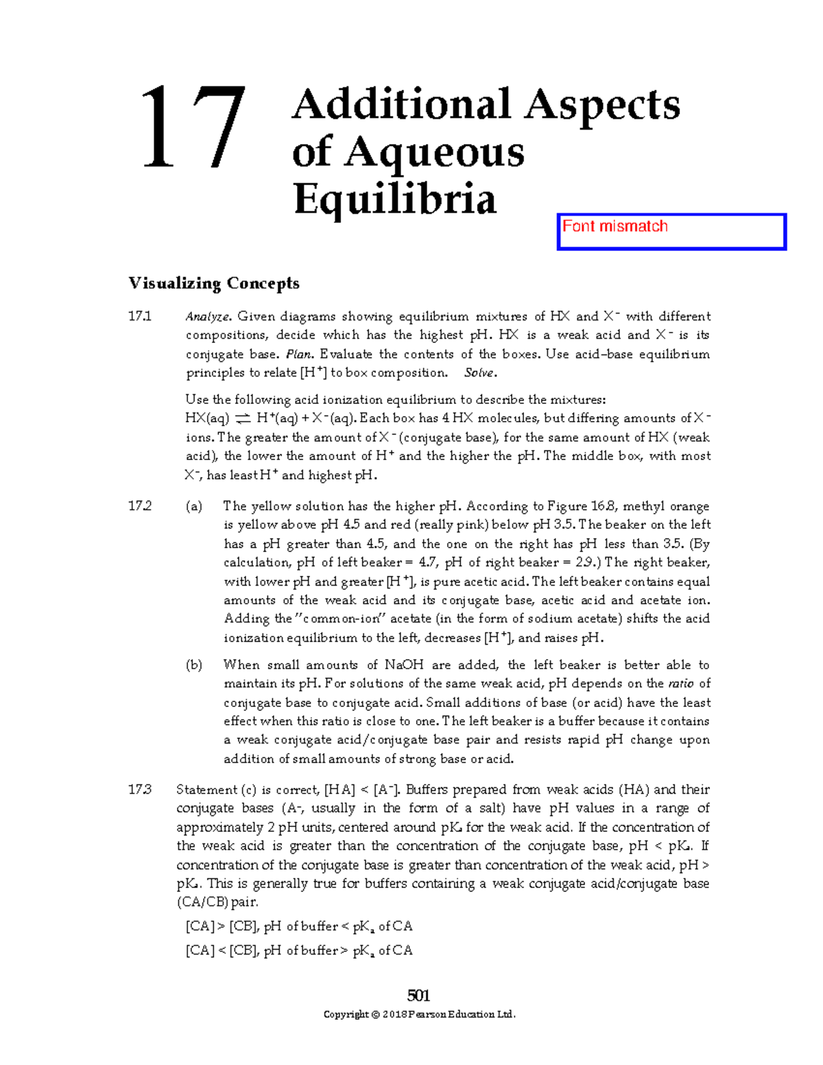 Pearson chemistry 14th global edition ch17 solution - 501 17 Additional ...