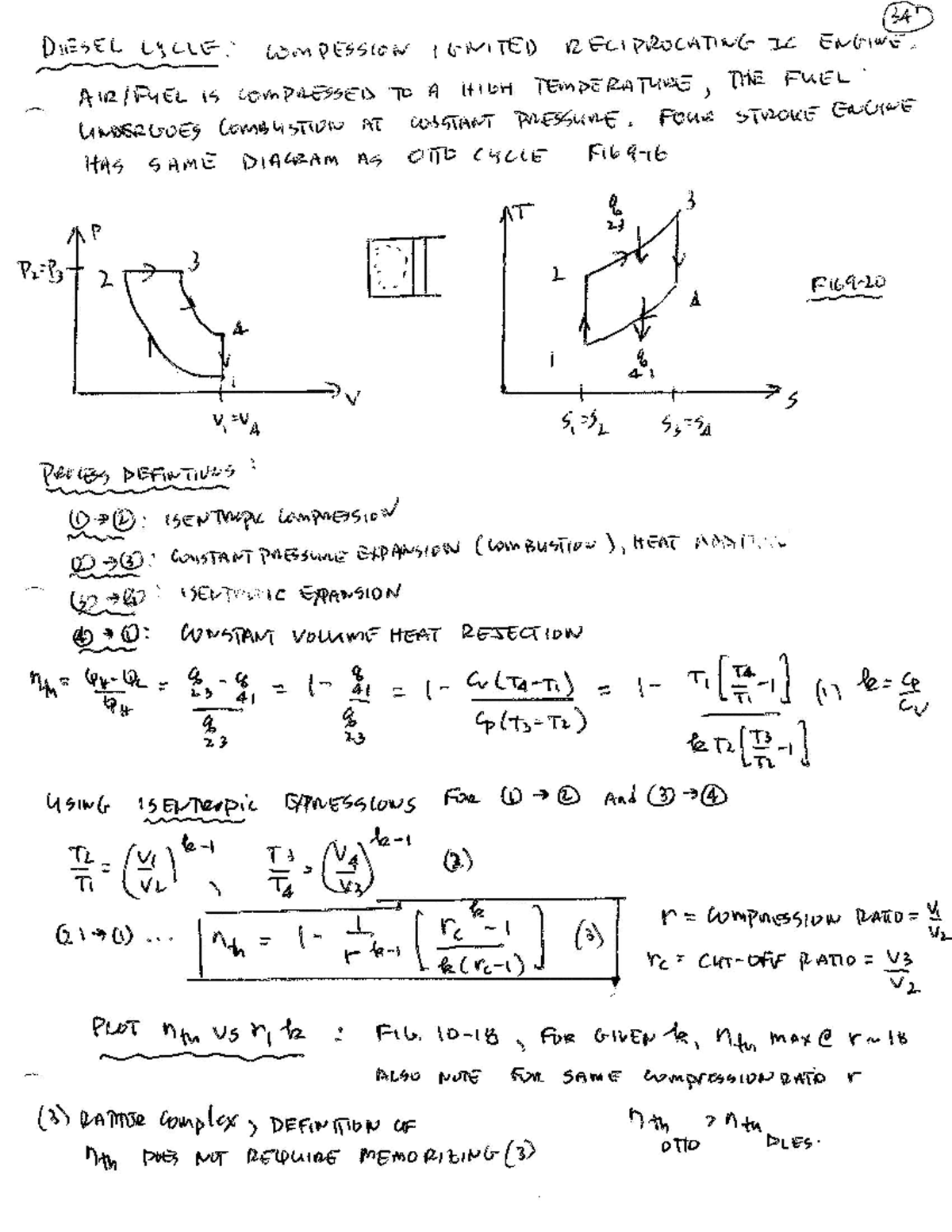 4. ME 312 Diesel Cycle Examples Other Cycles - ME 312 - Studocu