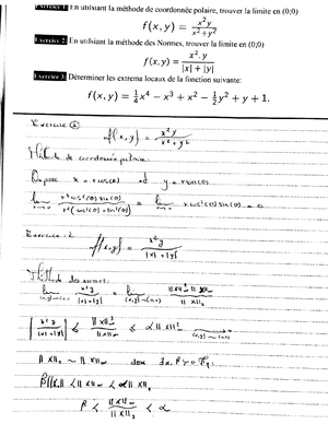Cours analyse 2 - Cours Analyse 2 MIPC S Université Cadi Ayyad Faculté ...