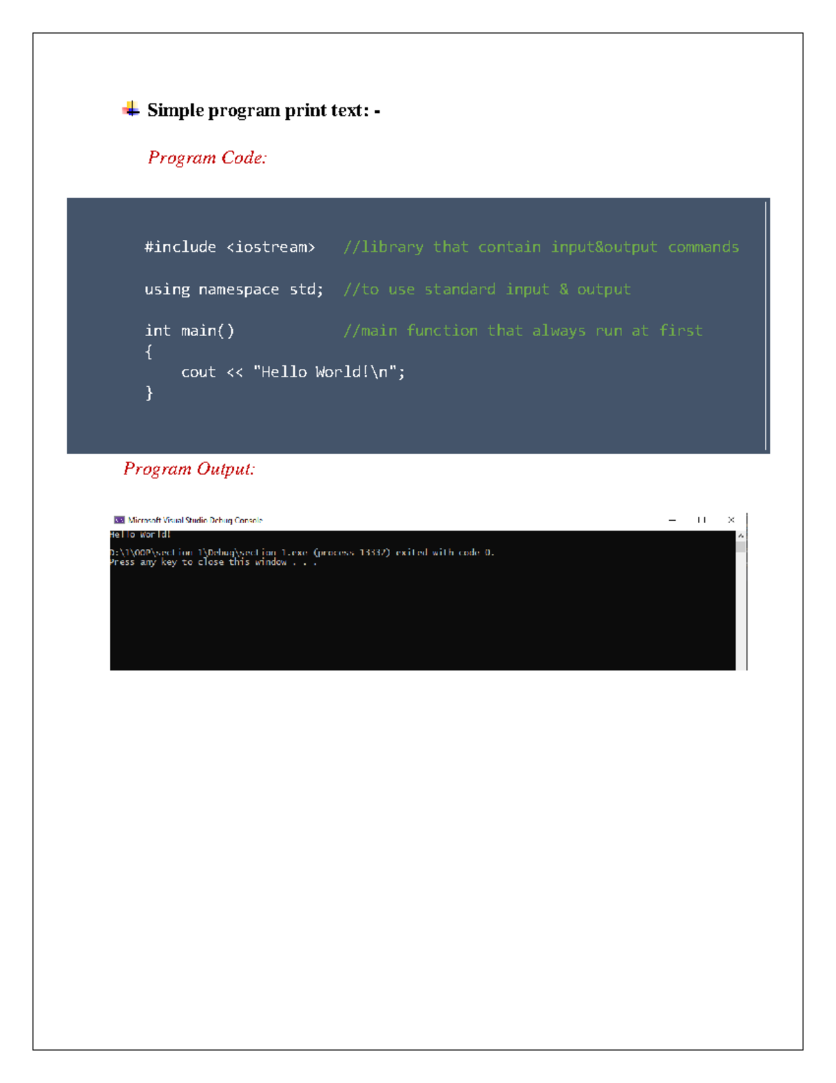 Section 1 Include Library That Contain Inputandoutput Commands 6314