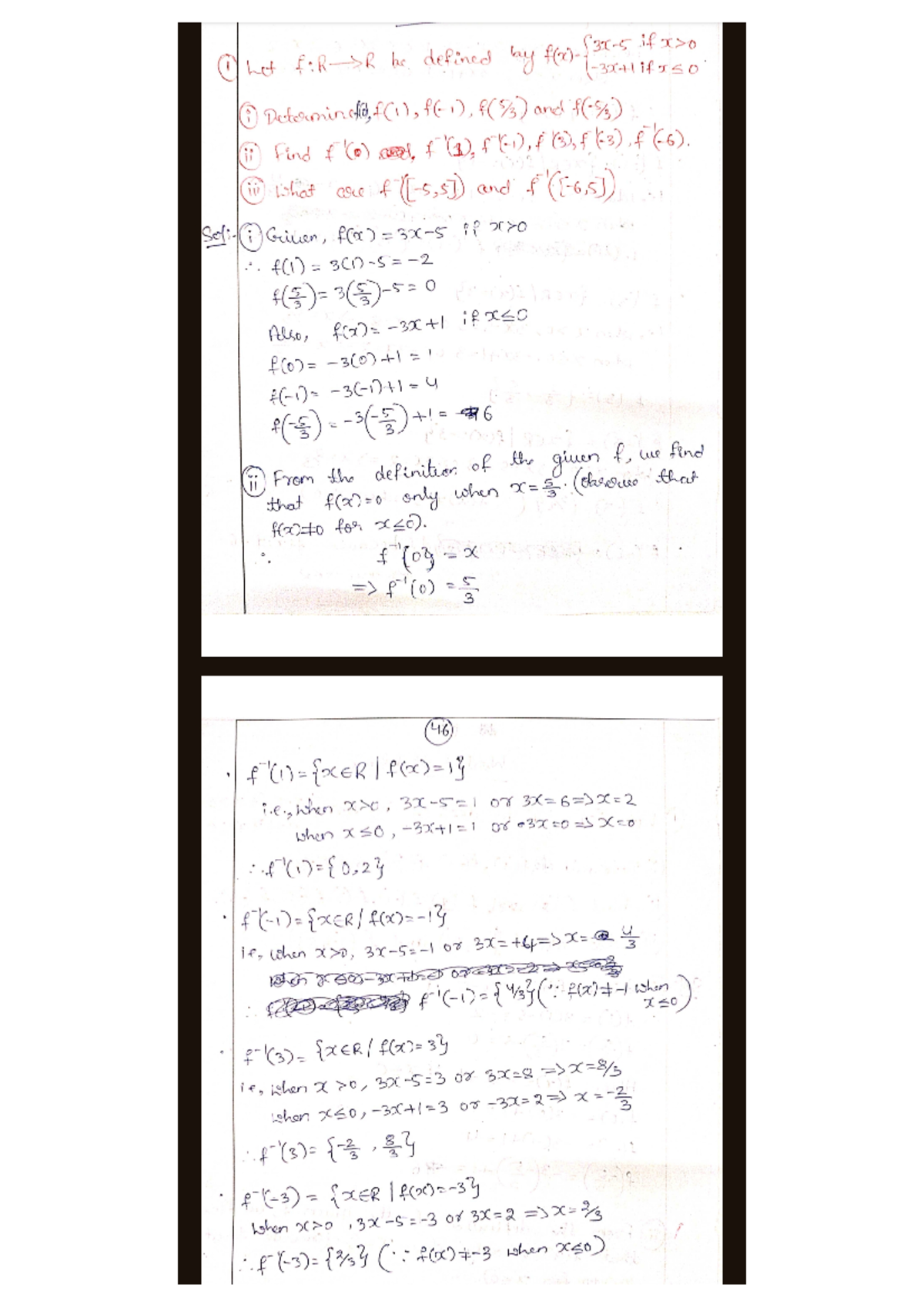 Math ass2 ans - assignment answers - I Let fiR R be defined i Determinate,f(1), ii Find f ...