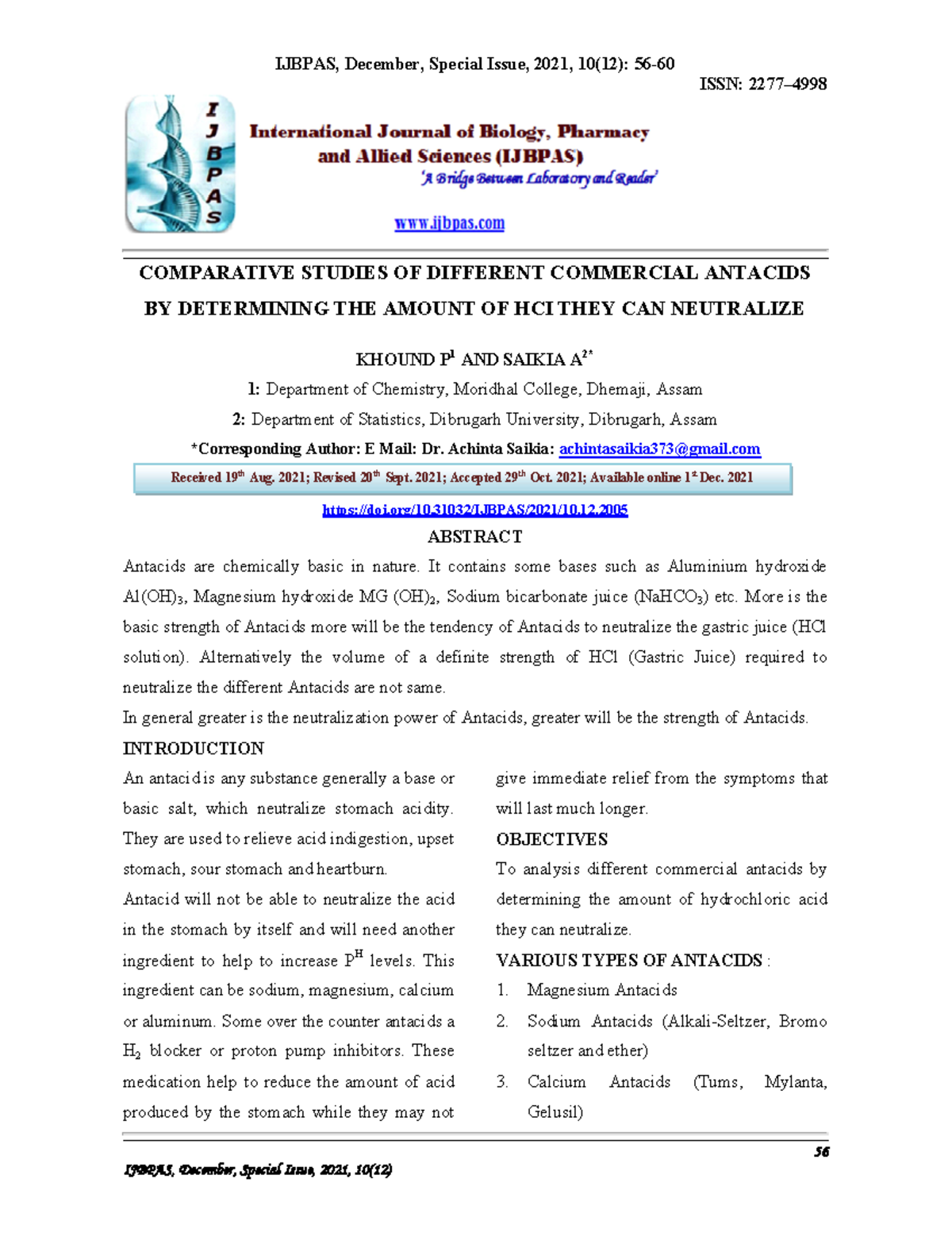 MS Ijbpas 2021 DEC SPCL 2005 - IJBPAS, December, Special Issue, 2021 ...