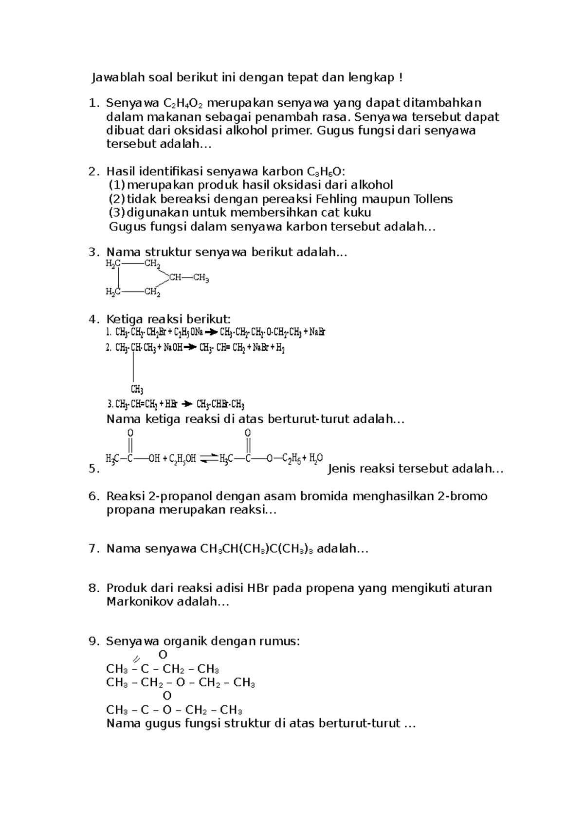Soal 1 - Tugas - Jawablah soal berikut ini dengan tepat dan lengkap ...
