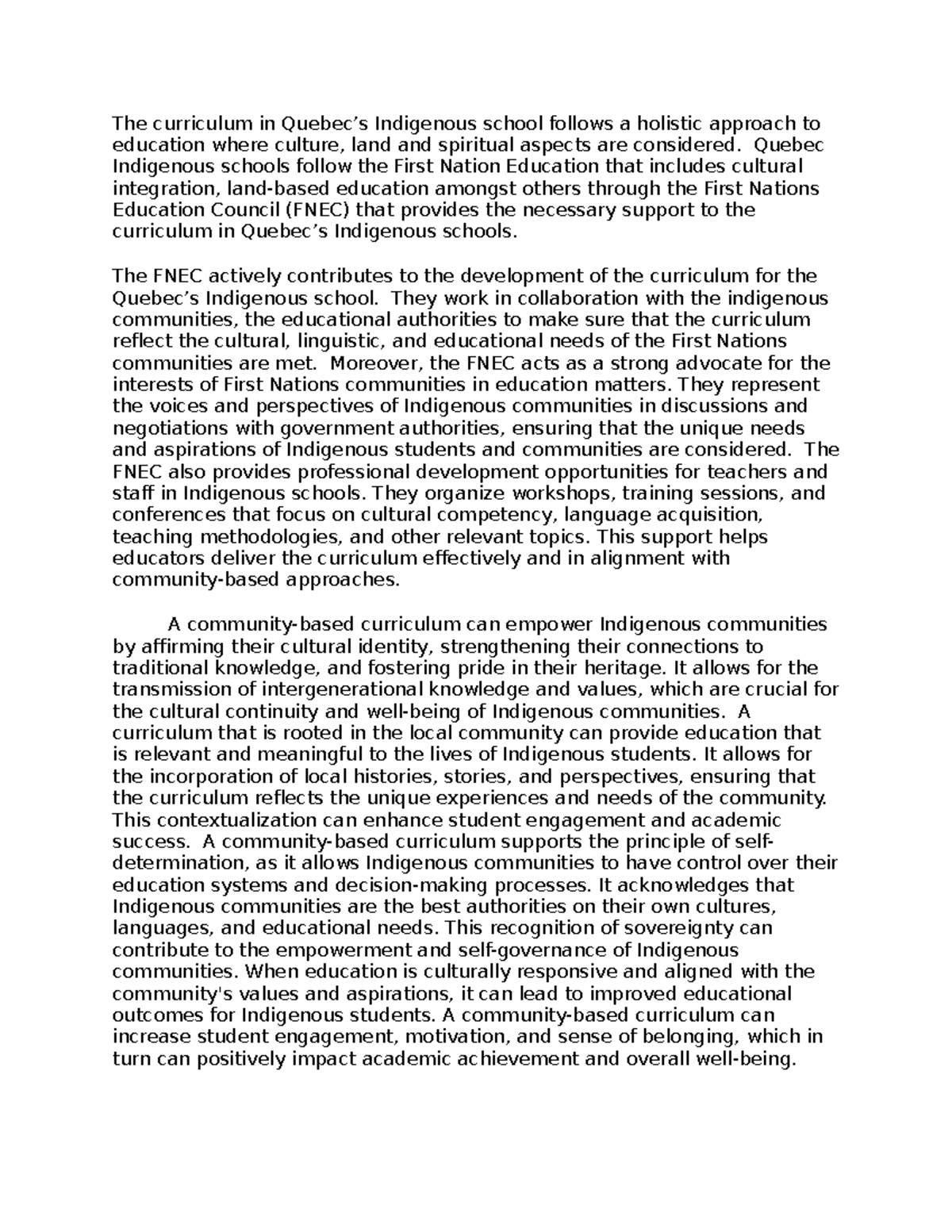 Essay 2 - Edec 247 - McGill - Studocu