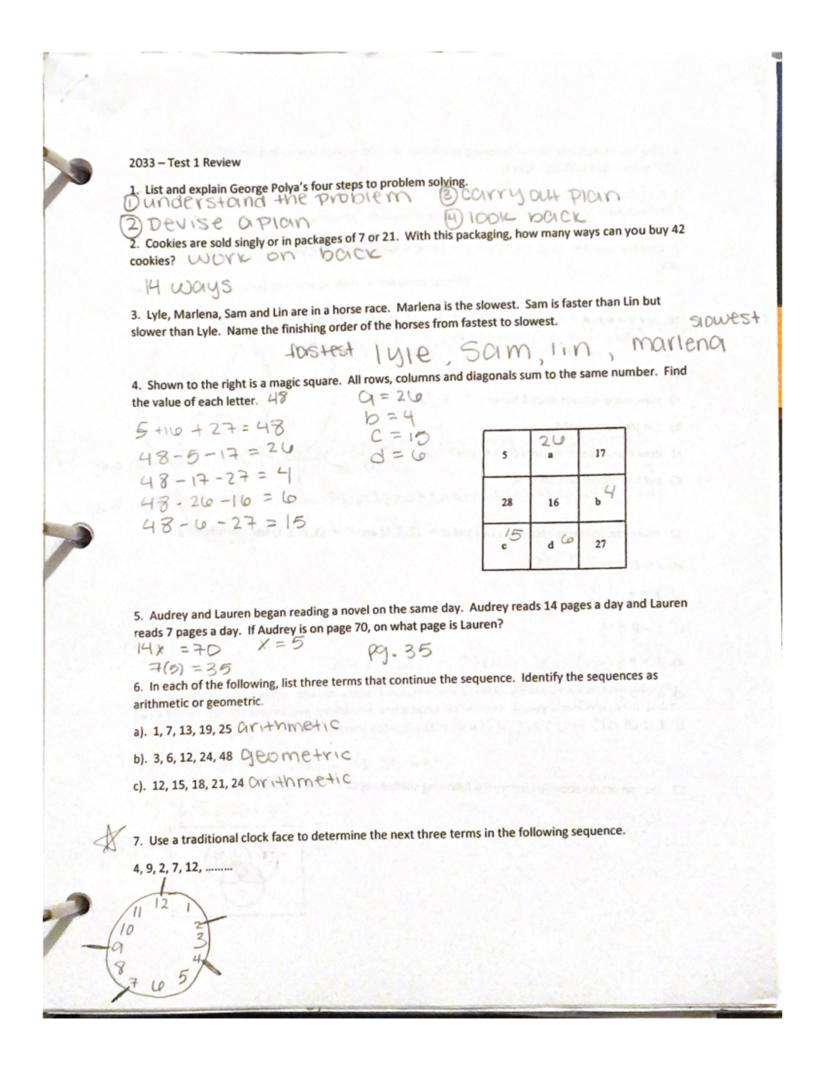 math concepts notes - MATH 2033 - Studocu
