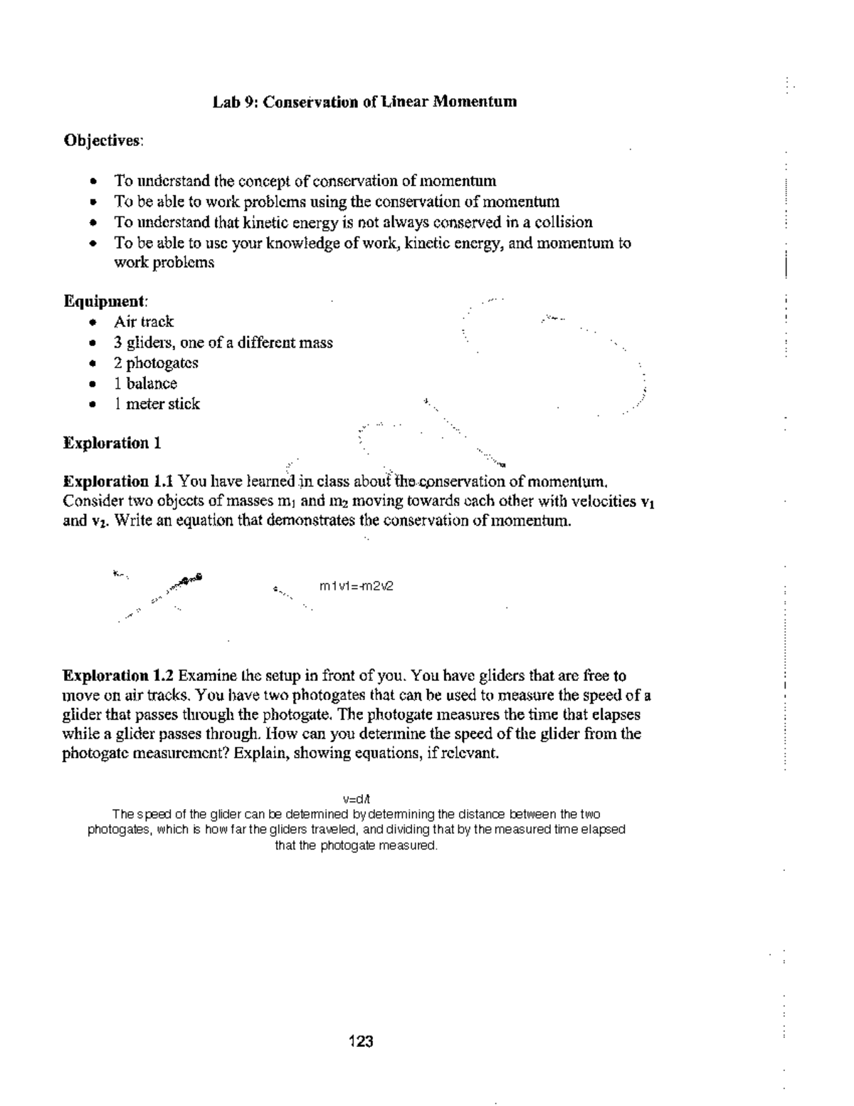 Collisions and Momentum Lab - Online Version B - PHYS 1403 - TTU - Studocu