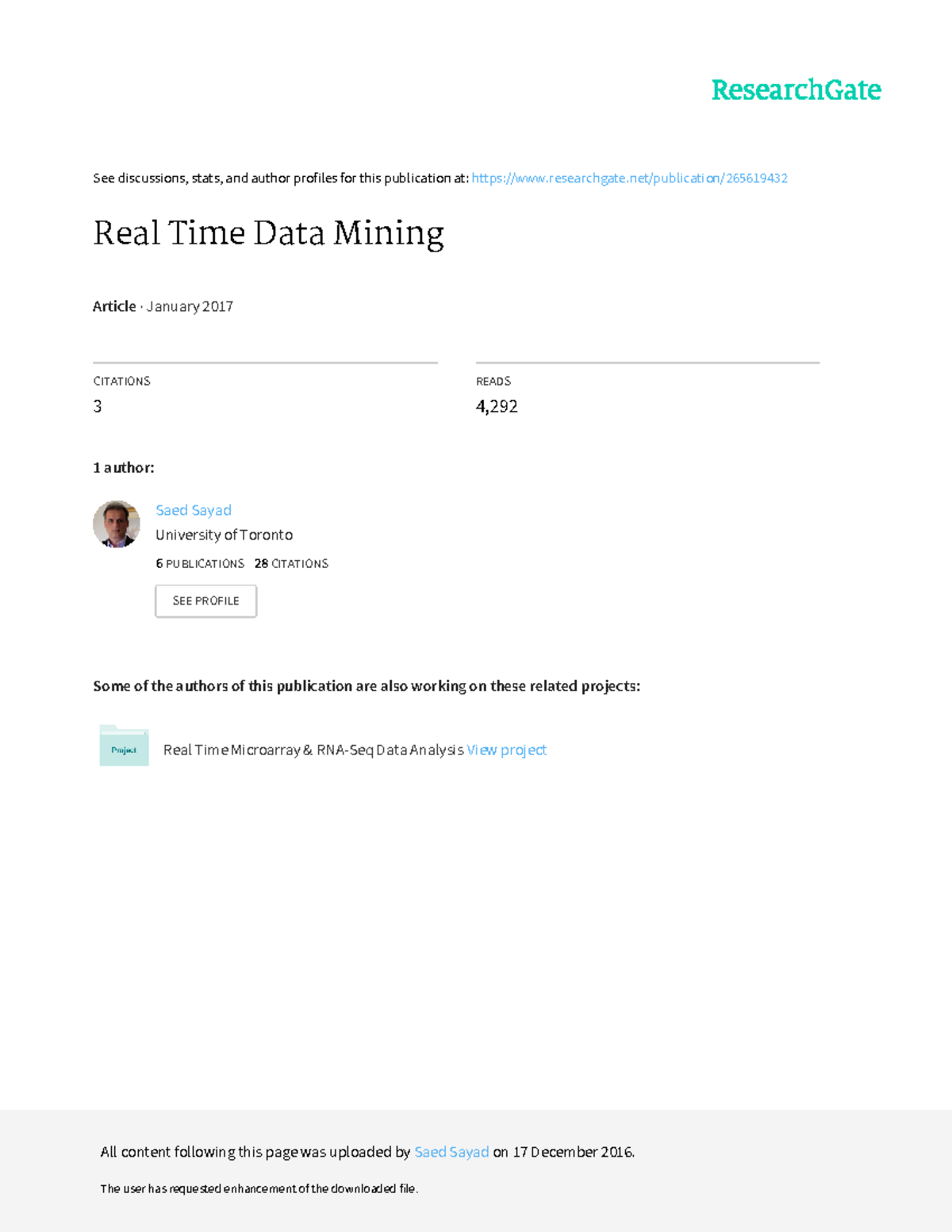 Real Time Data Mining 2 - See discussions, stats, and author profiles ...