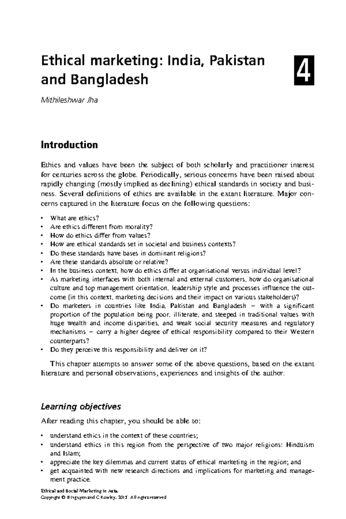 “Ethical marketing,” Ethical and Social Marketing in Asia - 4 Ethical ...