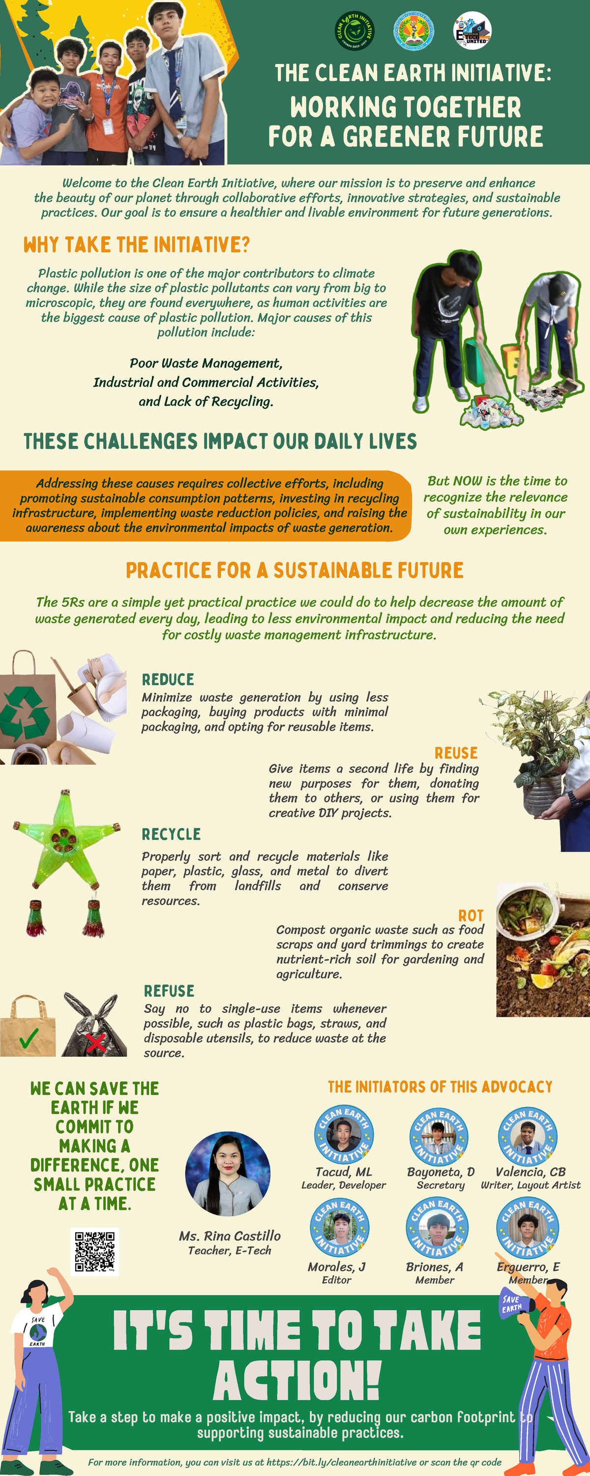 Clean Environment Initiative Website - ETech Project 2023 - But NOW is ...