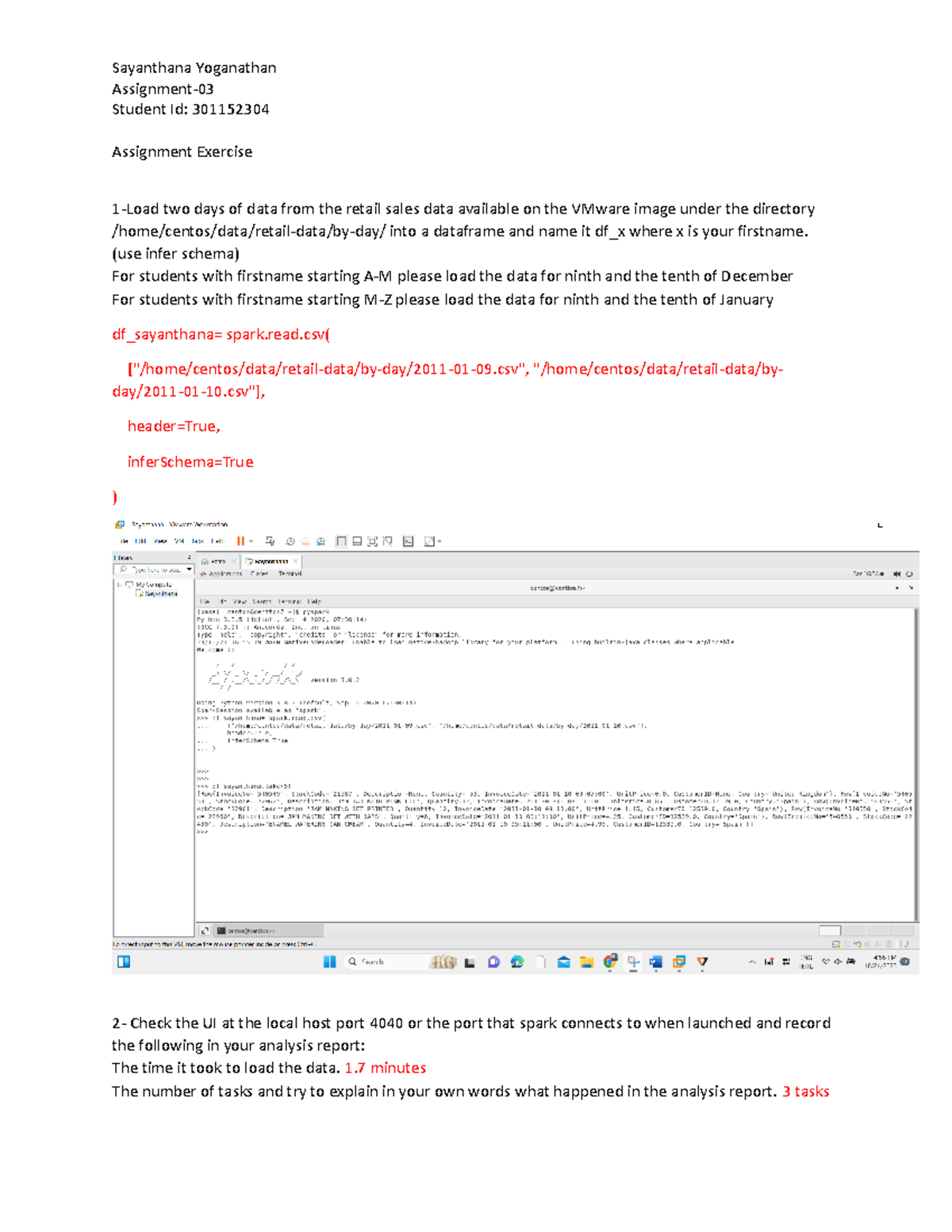 Sayanthana Yoganathan COMP251 Assignment 03 - Assignment- Student Id: 301152304 Assignment ...