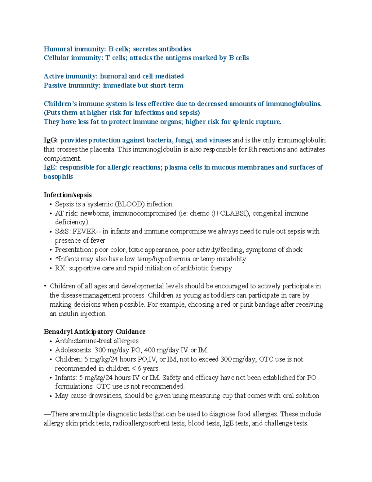Menti week 3 - prof grippi - Humoral immunity: B cells; secretes ...