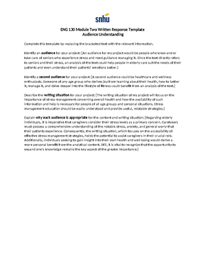 ENG 190 Module Two Journal - Both articles offer valuable insights into ...