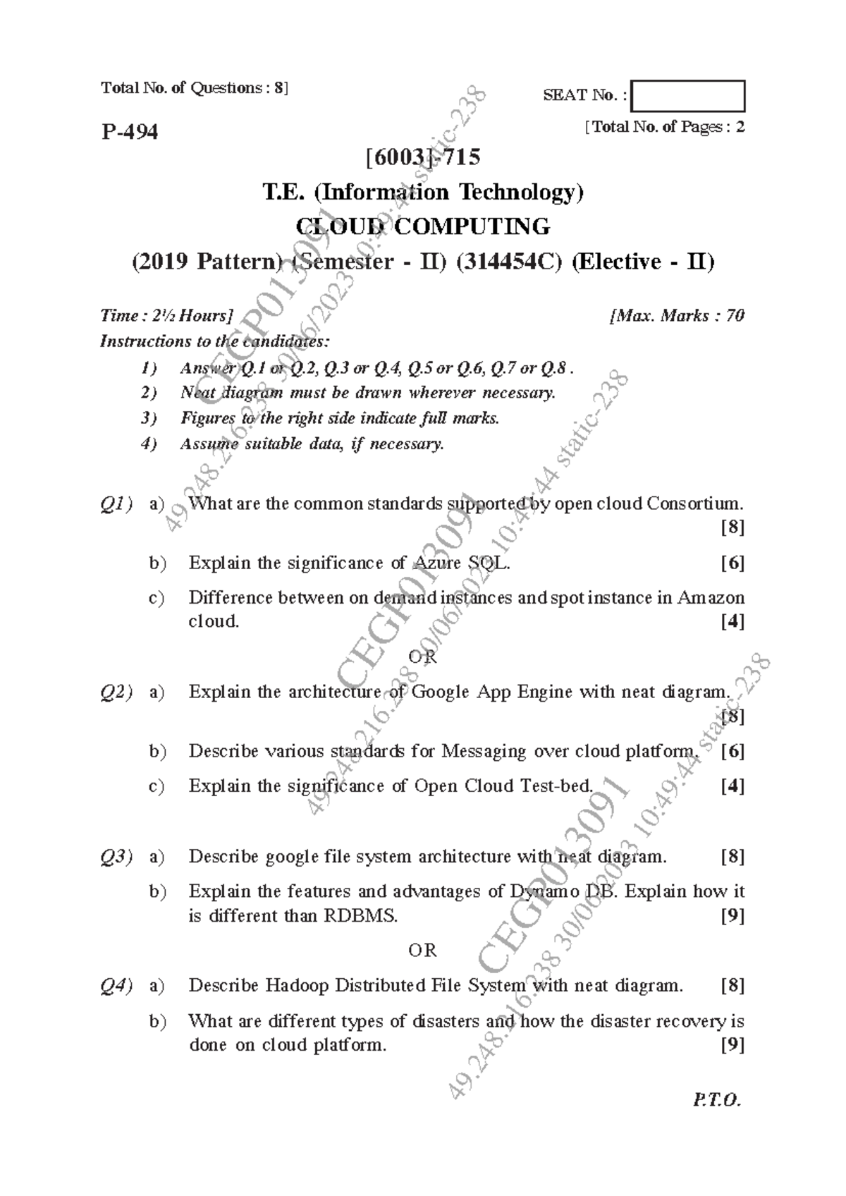 May Jun 2023 - Nov Dec 2023 - These are Cloud Computing Question Papers ... May Jun 2023 - Nov Dec 2023 - These are Cloud Computing Question Papers ...