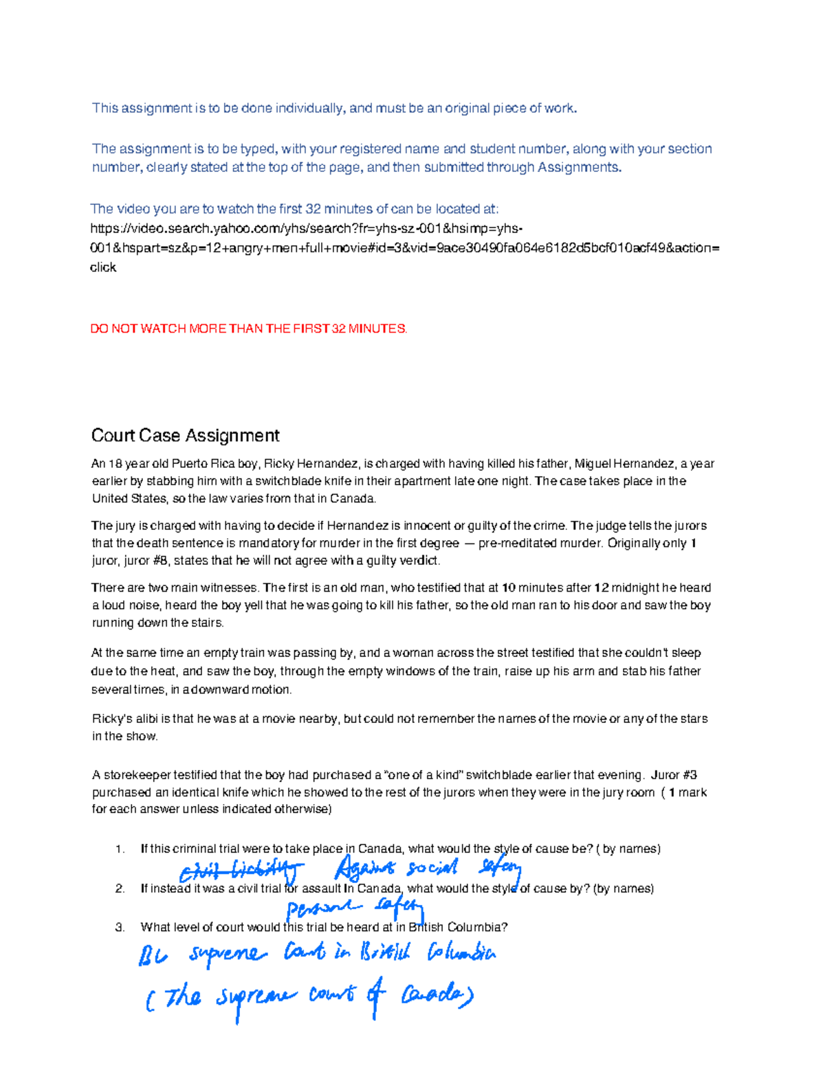 12+Angry+Men+assignment+with+website - This assignment is to be done ...