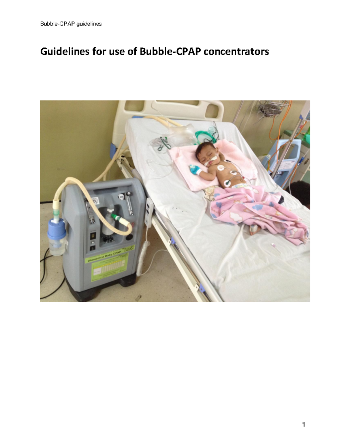 Bubble CPAP guidelines 2017 - Guidelines for use of Bubble-CPAP ...
