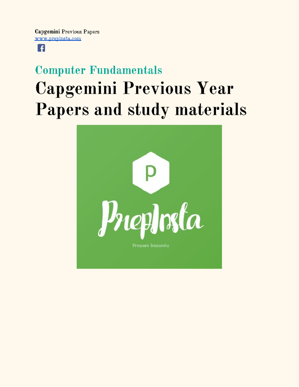 5 6188503387646984263 - Capgemini Previous Papers prepinsta Computer ...