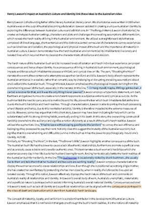 English standard module c work samples p1 imaginative transcript s6 ...