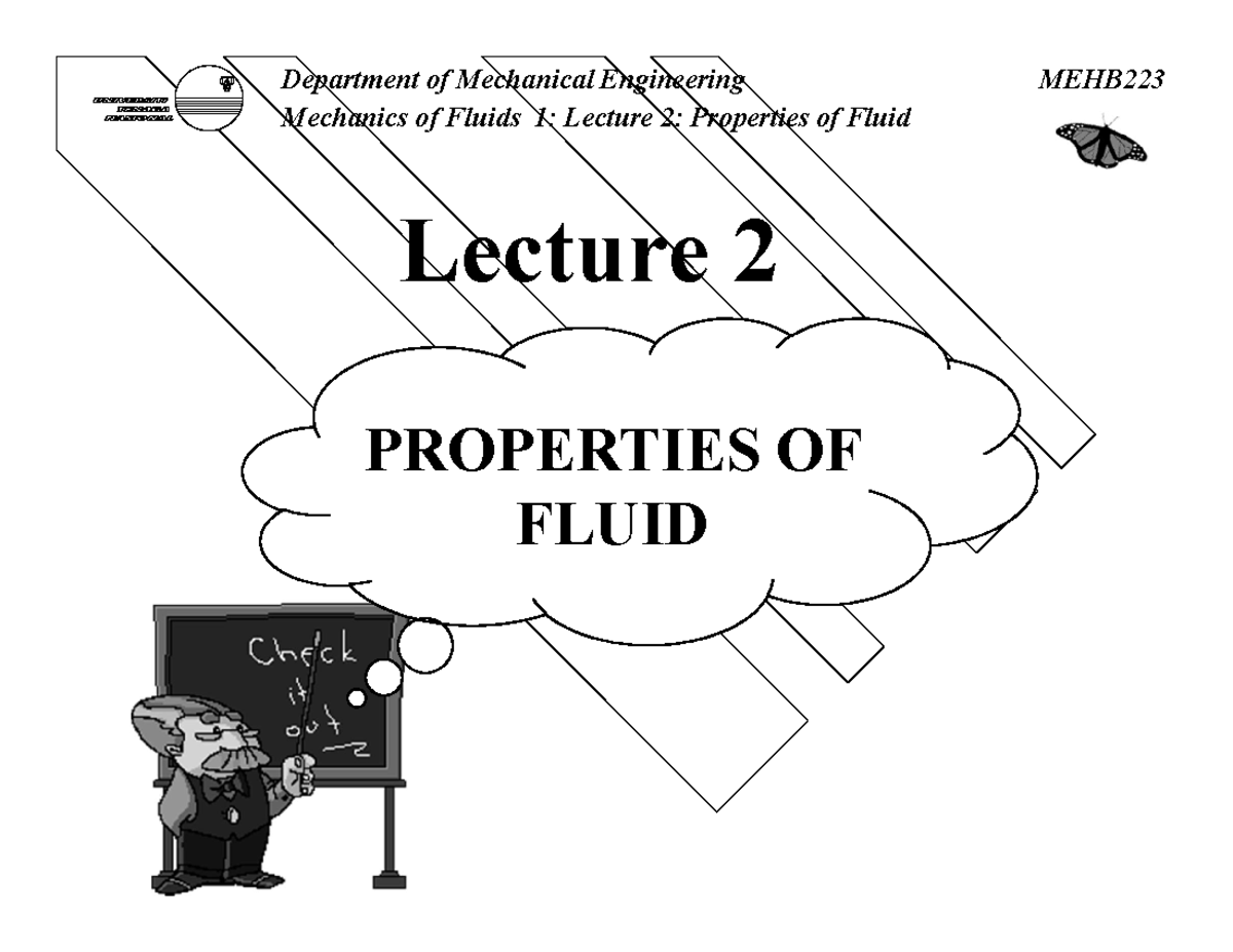 Lecture 2 - consists of required knowledge for fundamental in fluids ...