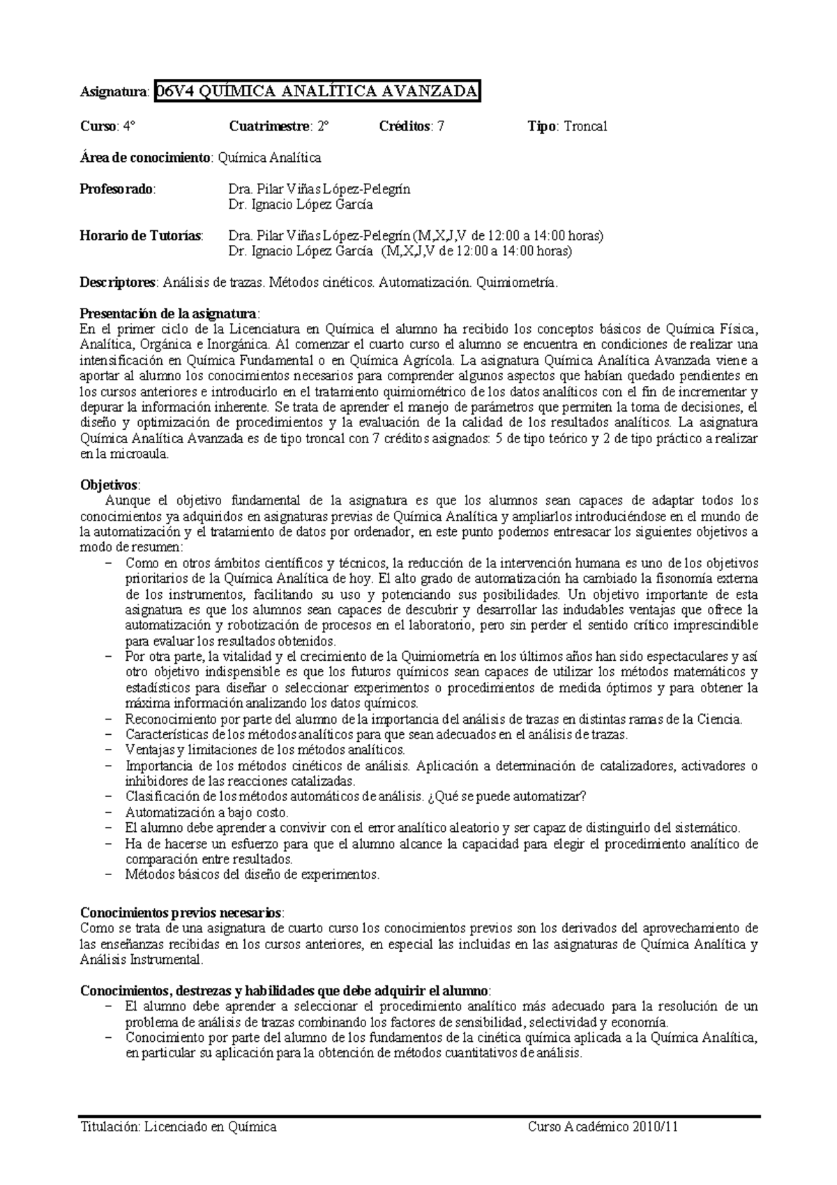 06V4 - Libro de texto - Titulación: Licenciado en Química Curso ...