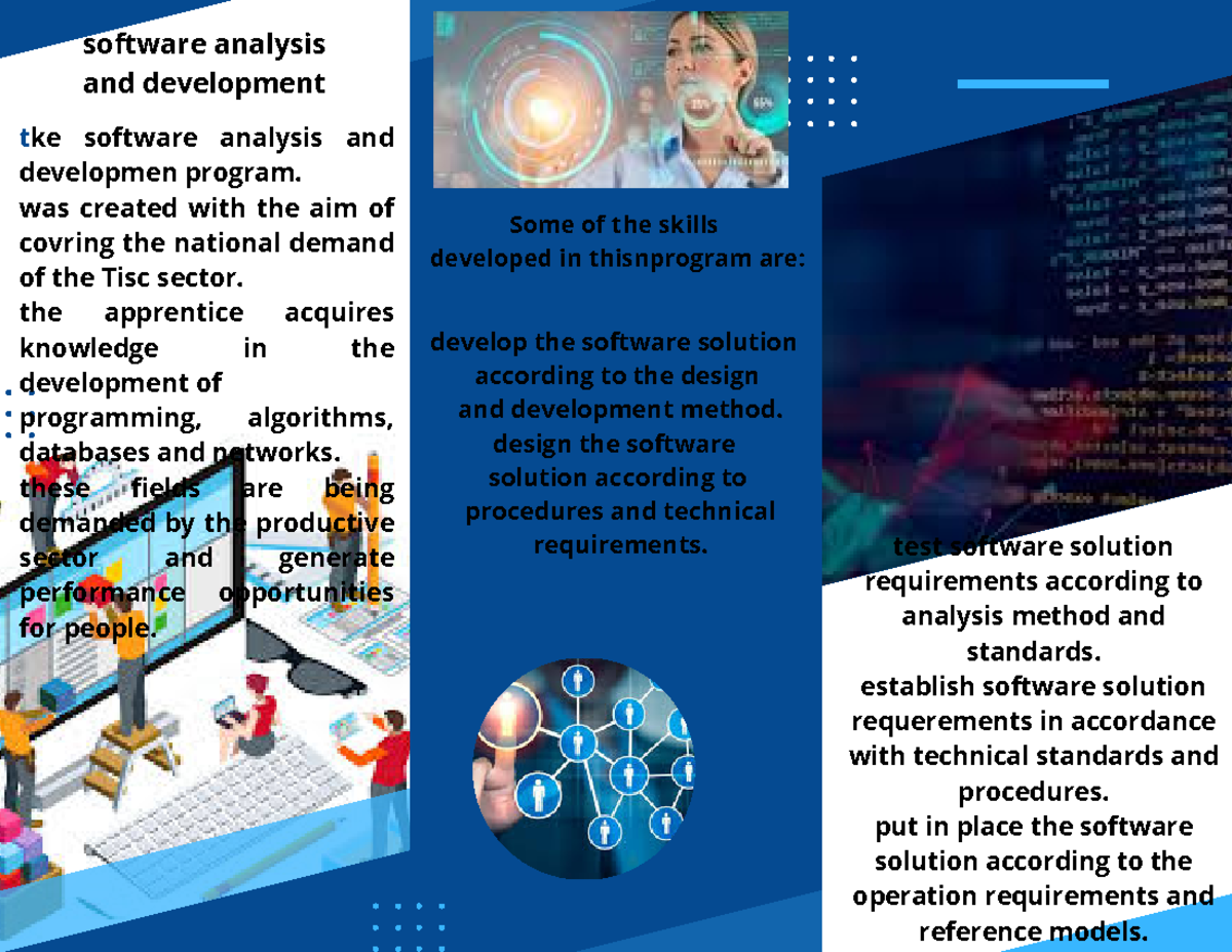 Folleto ingles - trabajo inglees - tke software analysis and developmen program. was created ...