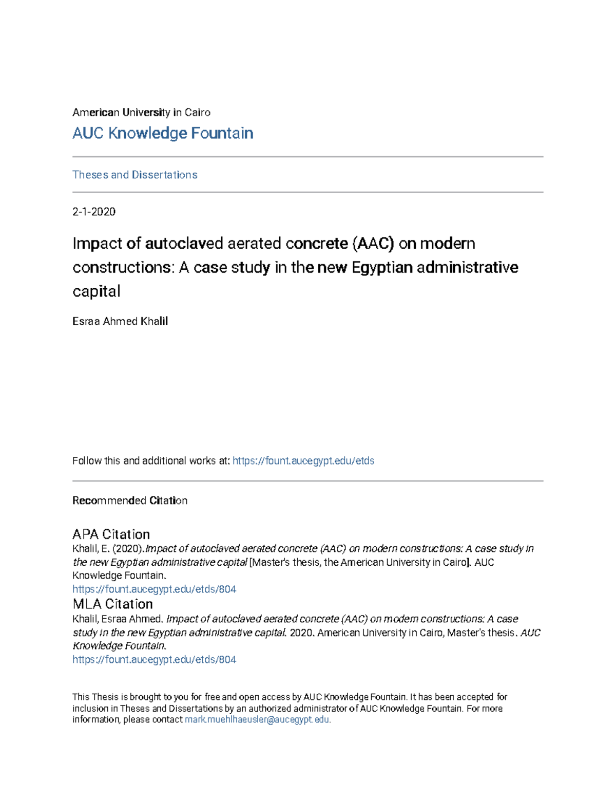 333723932 - Impact of aut Impact of autoclaved aerated concrete (AA ete ...