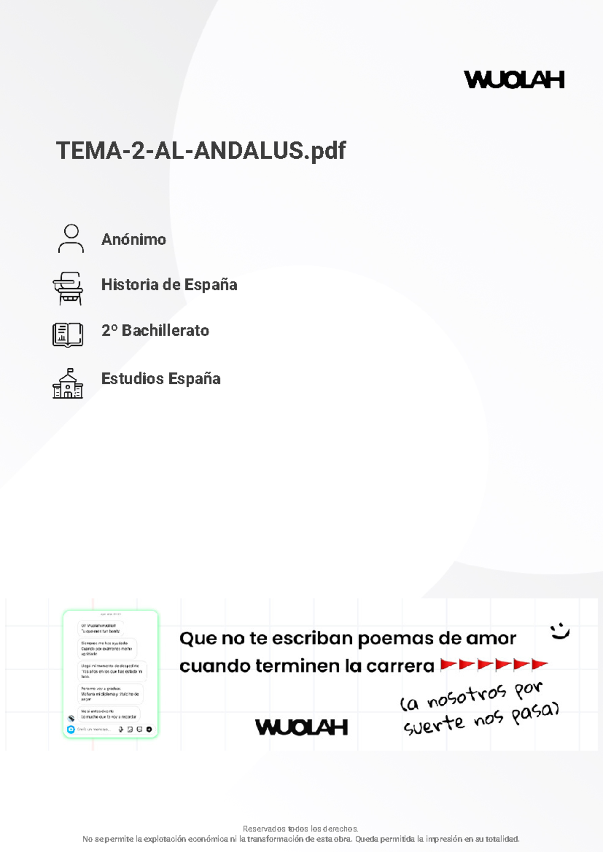 Wuolah free TEMA 2 AL Andalus - TEMA-2-AL-ANDALUS Anónimo Historia de España 2º Bachillerato ...
