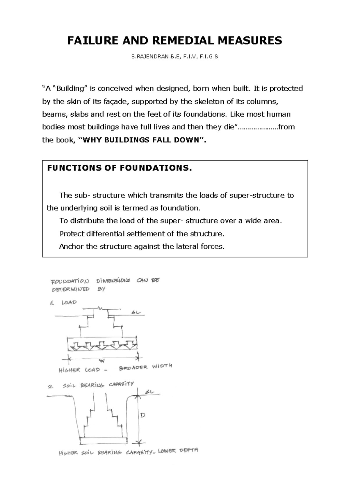 Failure and remidial measures - FAILURE AND REMEDIAL MEASURES - Studocu