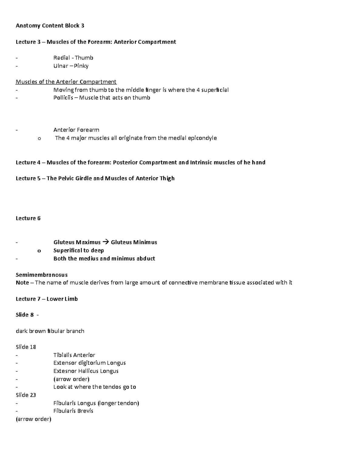 Anatomy Content Block 3 - It’s below the area of the atrium. Oracle for ...