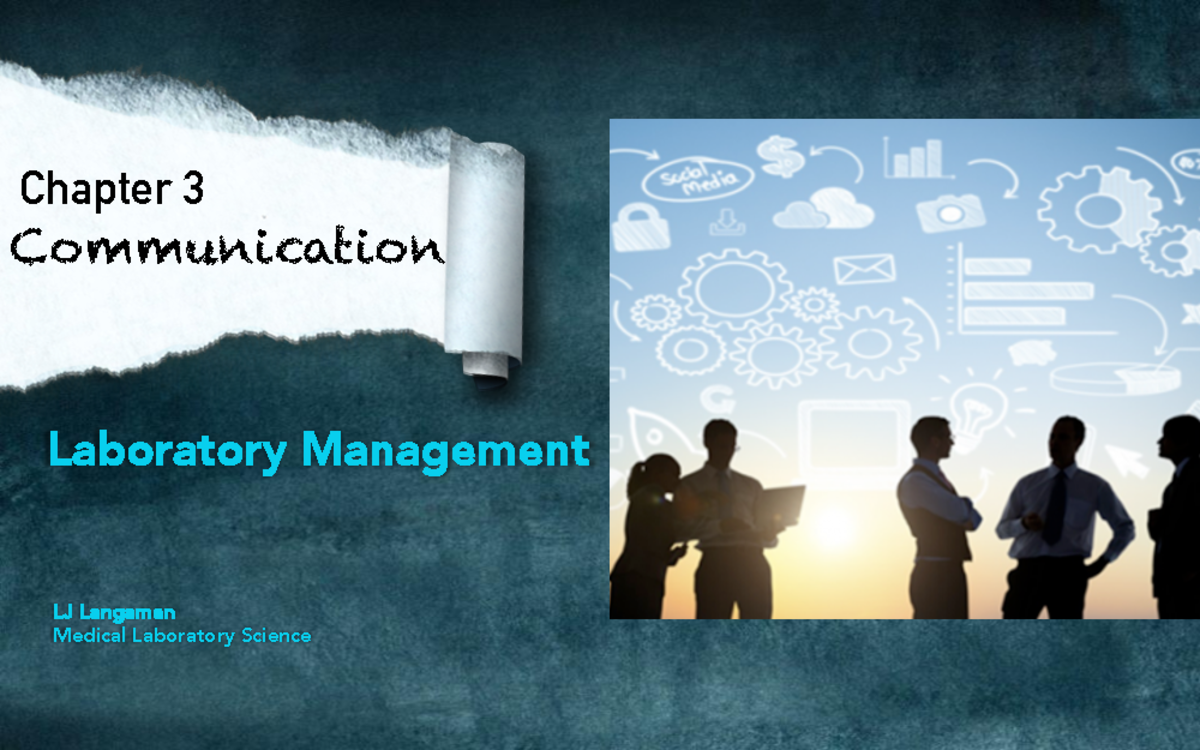 Topic 3 Communication - Laboratory Management - Chapter 3 Communication ...