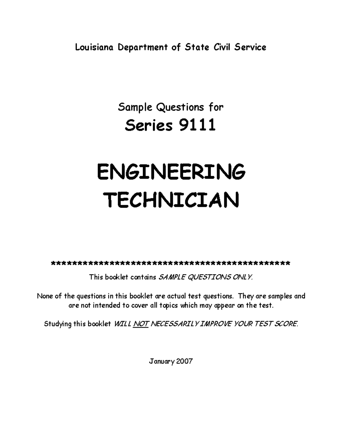 9111 - it about Mathematics - Louisiana Department of State Civil ...