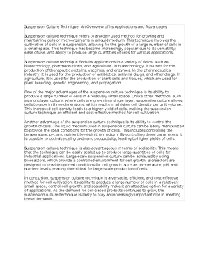 Exploring the Adherent Culture Technique - Adherent cell culture is a ...