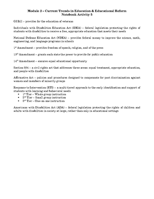 Module 3 Notes & Notebook Activities - Notebook Activity 13 A Nation at ...