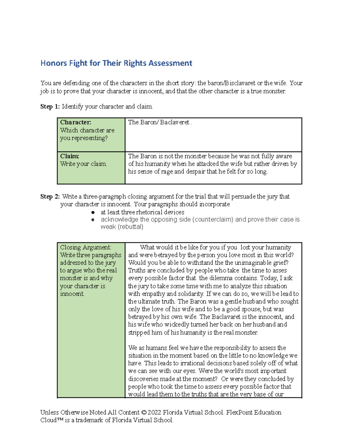 Honors fight for their rights - Honors Fight for Their Rights ...