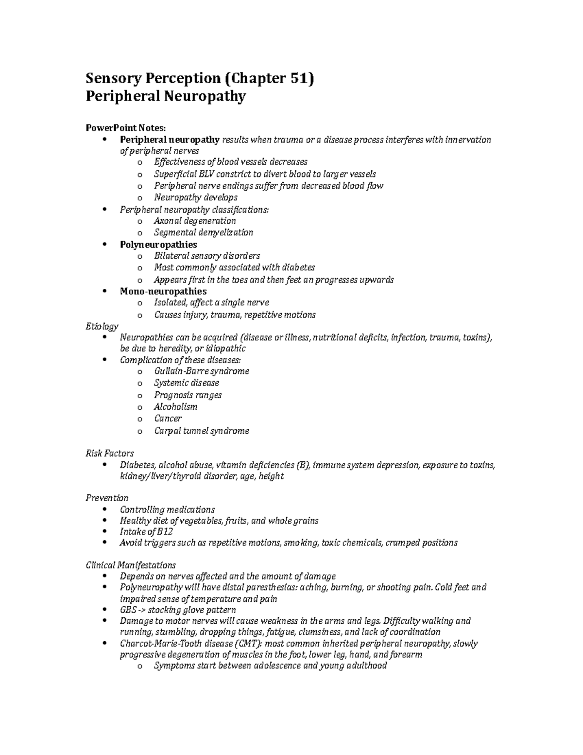 Chapter 51 - Medical-Surgical Nursing - Sensory Perception (Chapter 51 ...